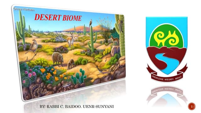 DESERT ECOSYSTEM AND ITS CHARACTERISTICS AND TYPES | PPTX