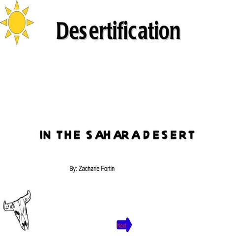 Desertification | ODP | Agriculture | Industries