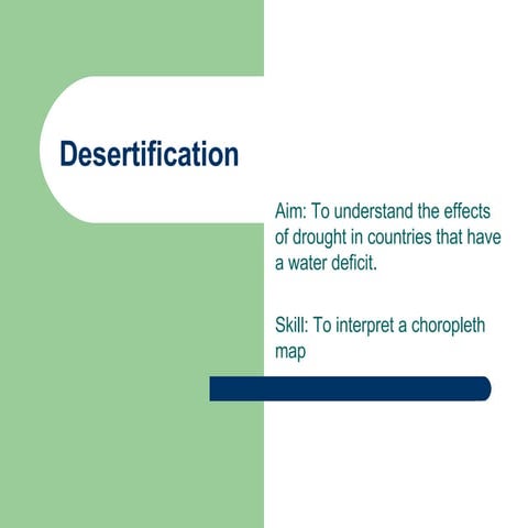 Desertification | PPT