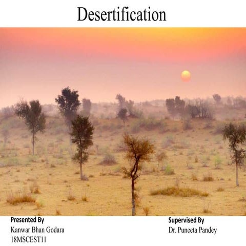 Desertification: India and World | PPT