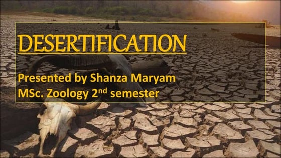 desertification | PPTX