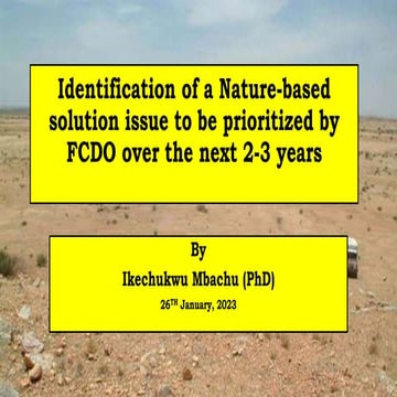 DESERTIFICATION AND NATURE BASED SOLUTIONS IN NIGERIA.pptx