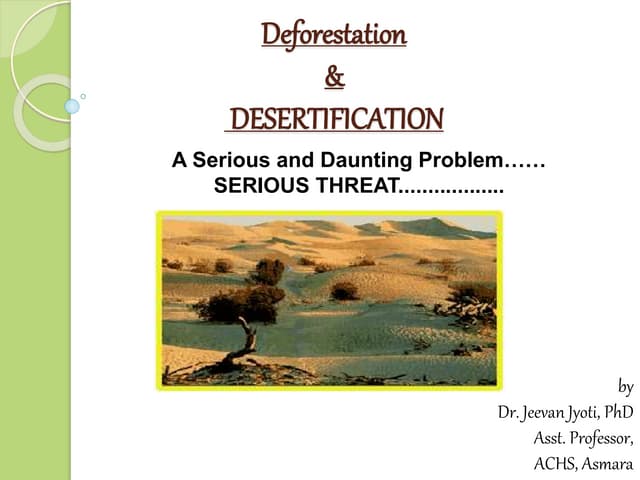 desertification | PPTX