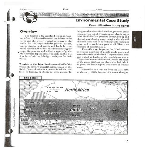 Desertification reading | DOC