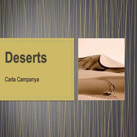 Deserts | PPT