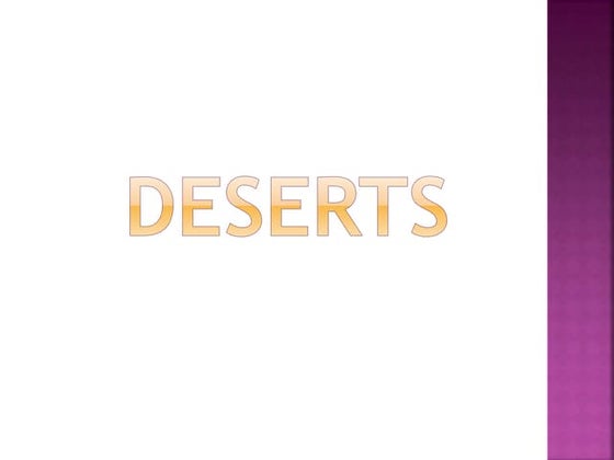 Sahara desert | PPT