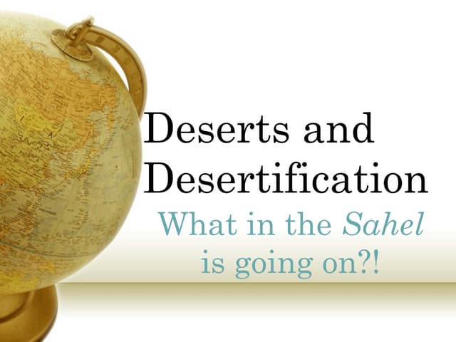 desertification | PPTX