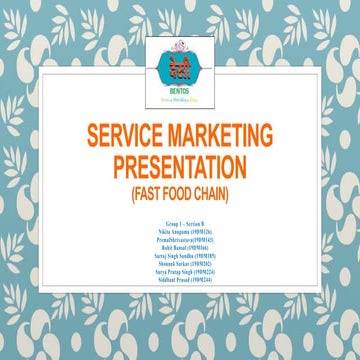 Service Marketing of Restaurant | PPT
