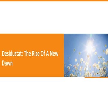 Desidustat the rise of a new dawn - role in treatment of ckd anemia | PPTX