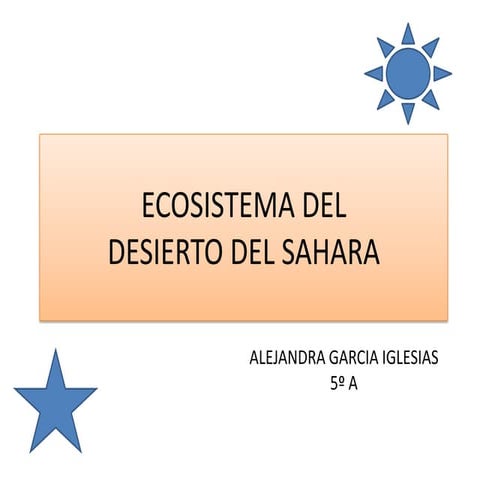 Desierto del Sahara | PPSX
