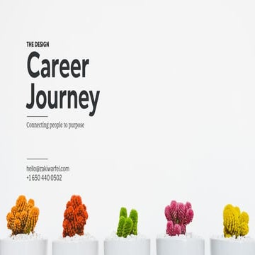 The Design Career Journey (Leading Design 2018) | PPT