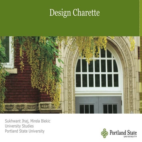 Design Charette Presentation | PPT