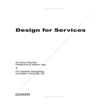 Design for-services-sect1 | PDF