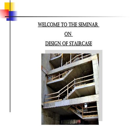 design of staircase | PPT