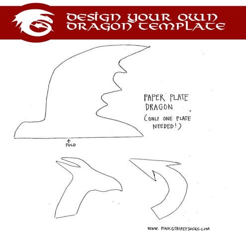 How to Train Your Dragon - Design Your Own Paper Plate Dragon Template ...