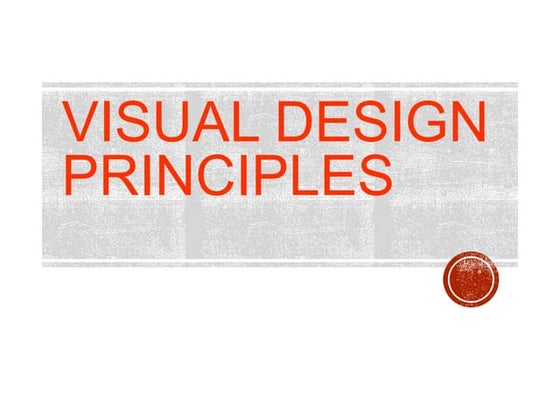 Basic Principles of Graphic Design | DOC