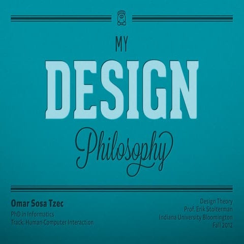 My Design Philosophy | PDF