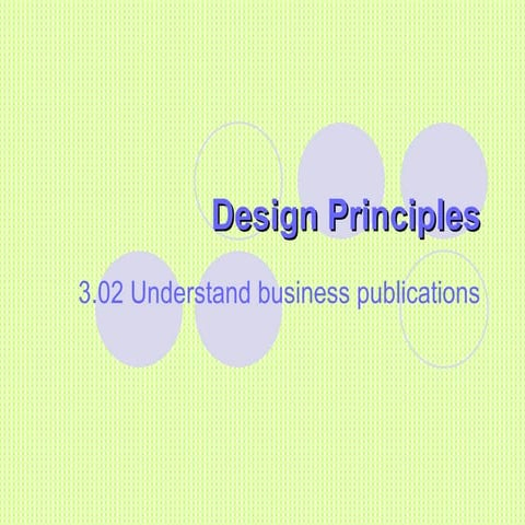 Design Principles | PPT