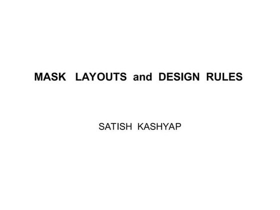 Lambda design rule | DOCX | 3-D Graphics | Computer Software and Applications