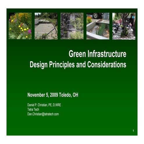 Green Infrastructure Design Principles and Considerations | PDF