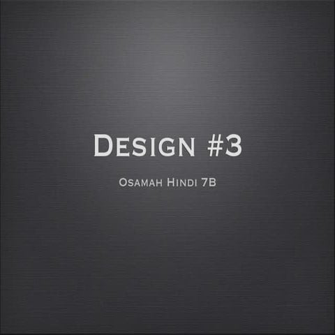 IT Design #3 | PPT