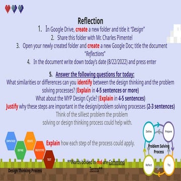 Design 6 - presentation ppt MYP for Schools | PPTX