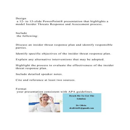 Design a 12- to 15-slide PowerPoint® presentation that highlight | PDF