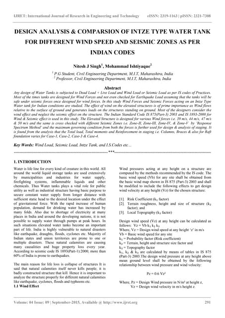 Parametric study of rcc staging (support structure) for overhead water ...