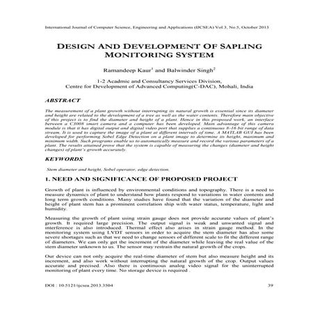 PREPROCESSING ALGORITHM FOR DIGITAL FINGERPRINT IMAGE RECOGNITION | PDF