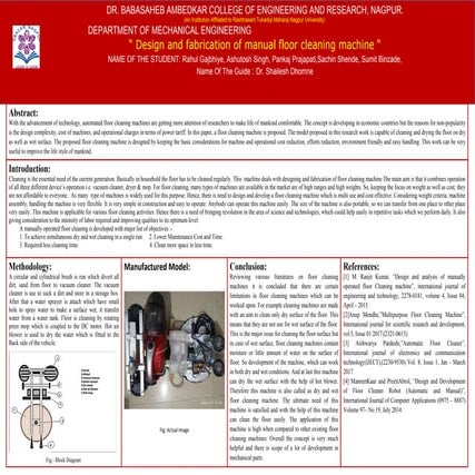 Design and fabrication of Machine Poster.pdf | Home Appliances | Home ...