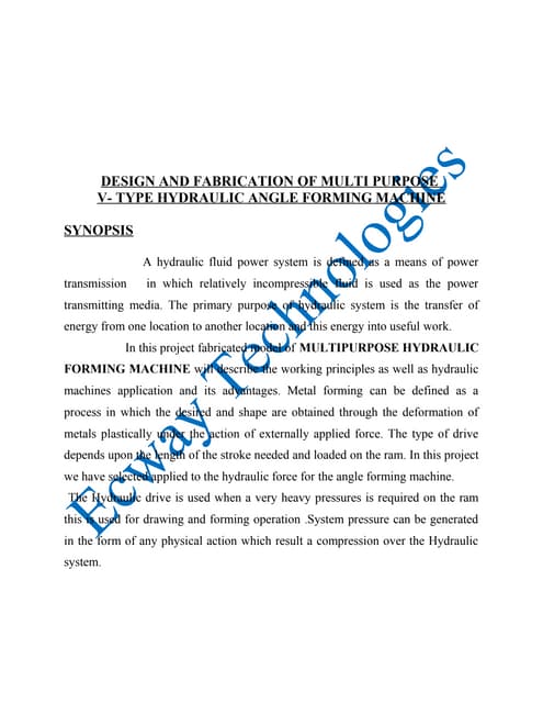 hydraulic robotic arm | PDF | Robotics | Technology & Computing