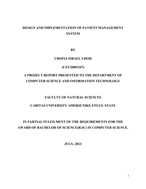 HOSPITAL APPOINTMENT SYSTEM.pptx for final project | PPTX | Operating ...