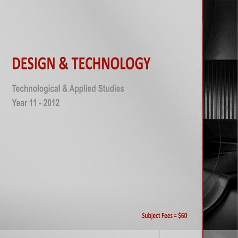 Design and tech | PPT