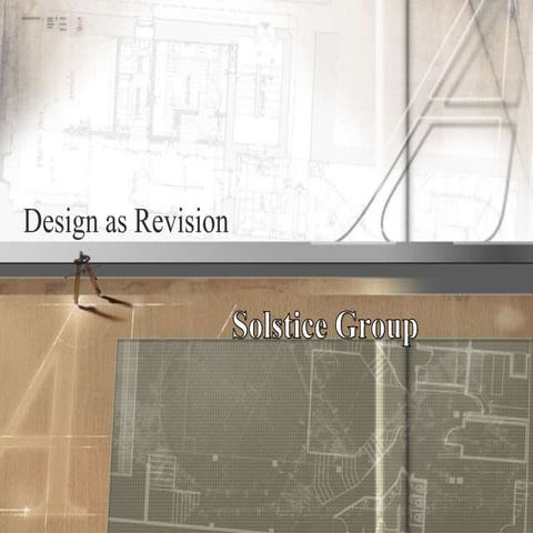 Design as revision | PPT