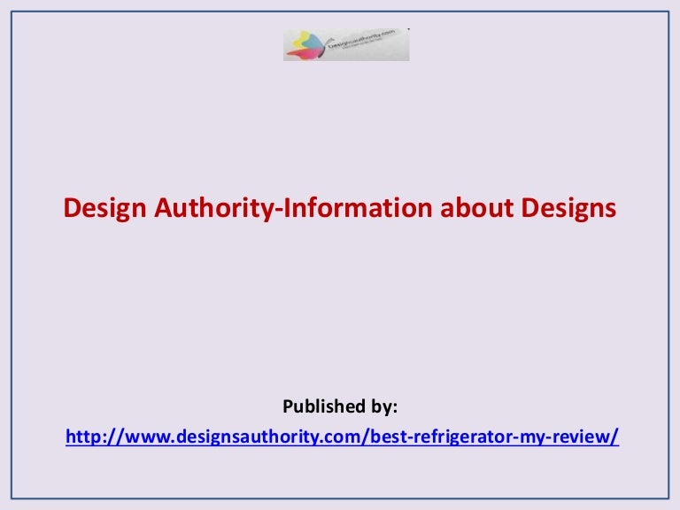 Design authority information about designs
