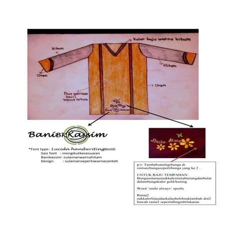 Design baju muslimah | PDF