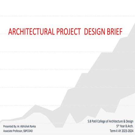 HOW TO WRITE Design Brief FOR THE ARCHITECTURAL PROJECT | PPTX | Design ...