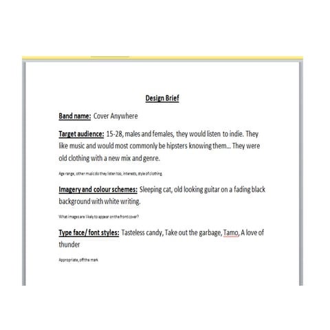 Design brief pp | PPTX