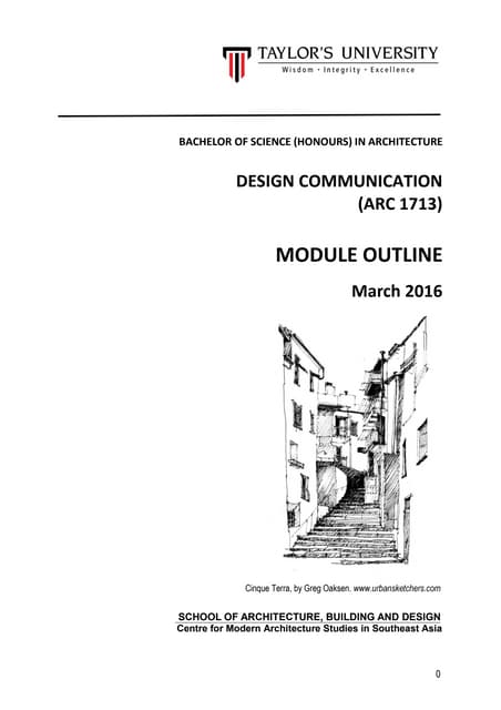 Module outline jan2015 | PDF