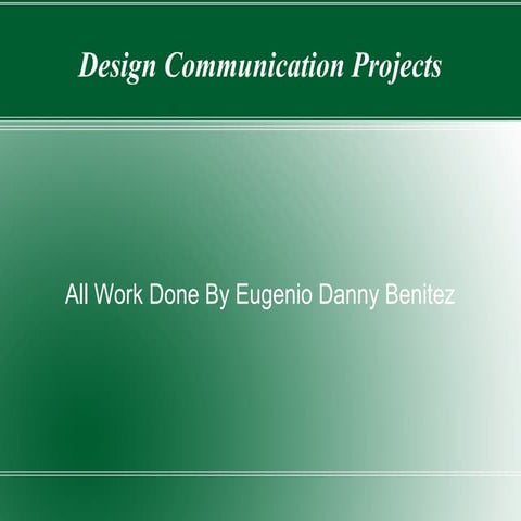 Design Communication Projects Presentation | ODP
