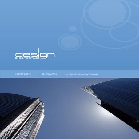 Design & Construct Company Profile | PDF