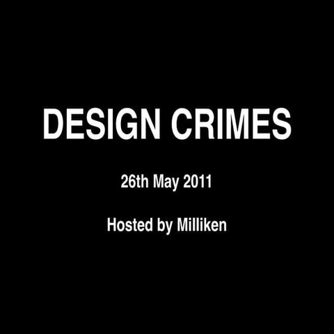 Design Crimes - May 2011, Milliken | PDF