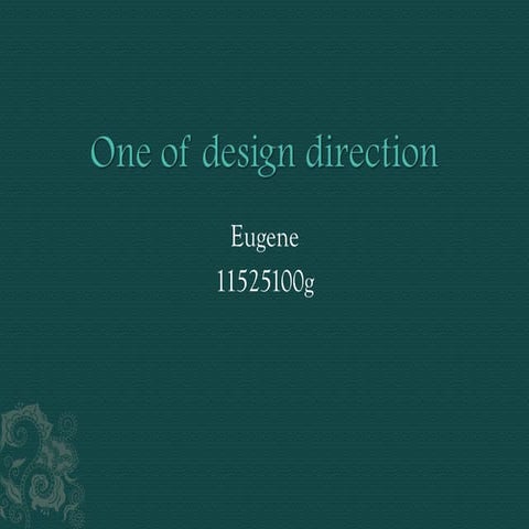 Design direction | PDF