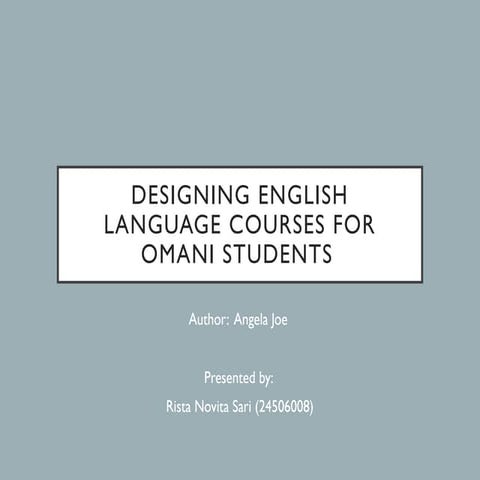 Design English Language Courses for Omani Students.pptx