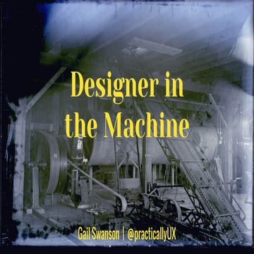 Designer in the Machine | PPT