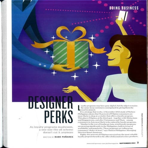 Designer perks: Customer Loyalty Programs - An article | PDF