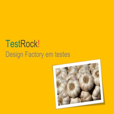 Design Factory em testes | PPT