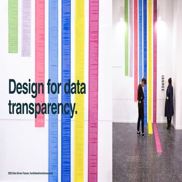 Design for data transparency | PPT
