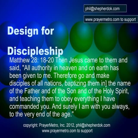 Design for Discipleship - God Cares For You | PPT