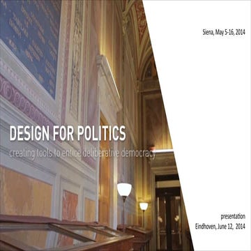 The Future of Deliberative Democratic Theory and Practice. | PPS